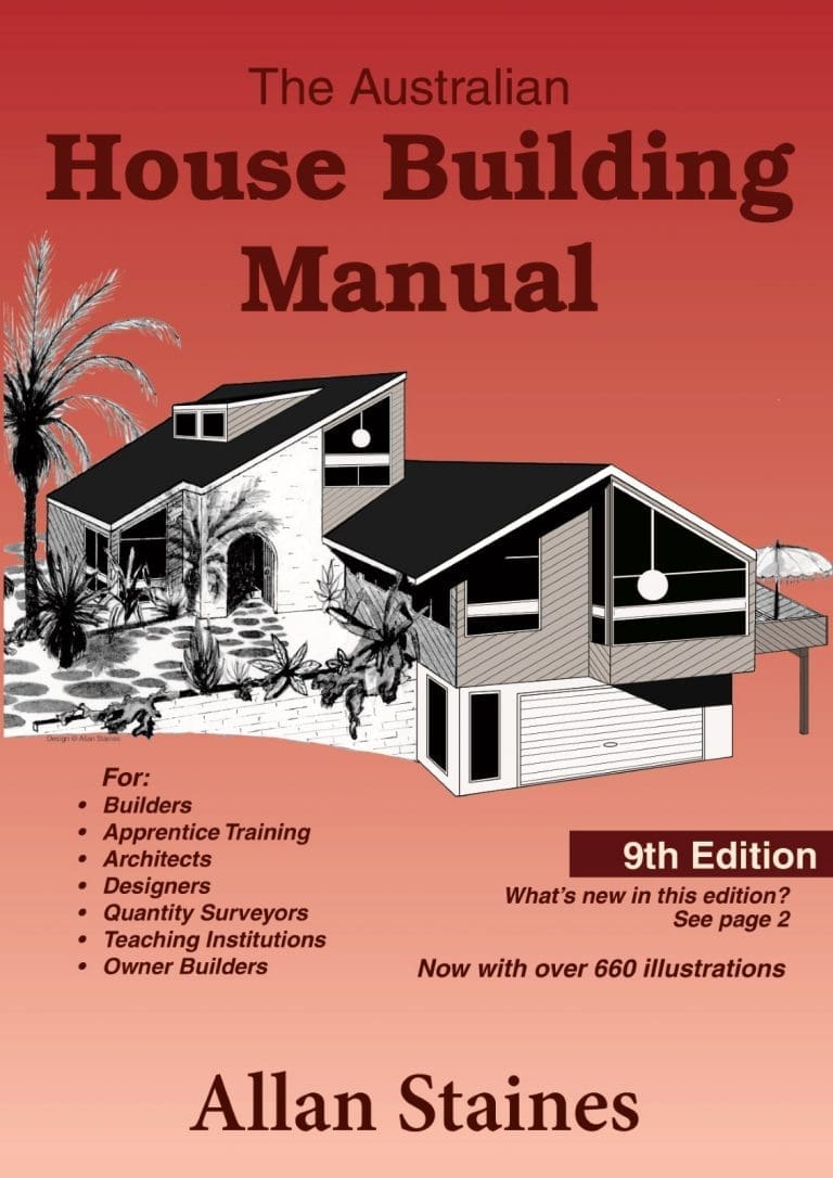 Australian House Building Manual Step by Step 9th UPDATED Edition Allan ...